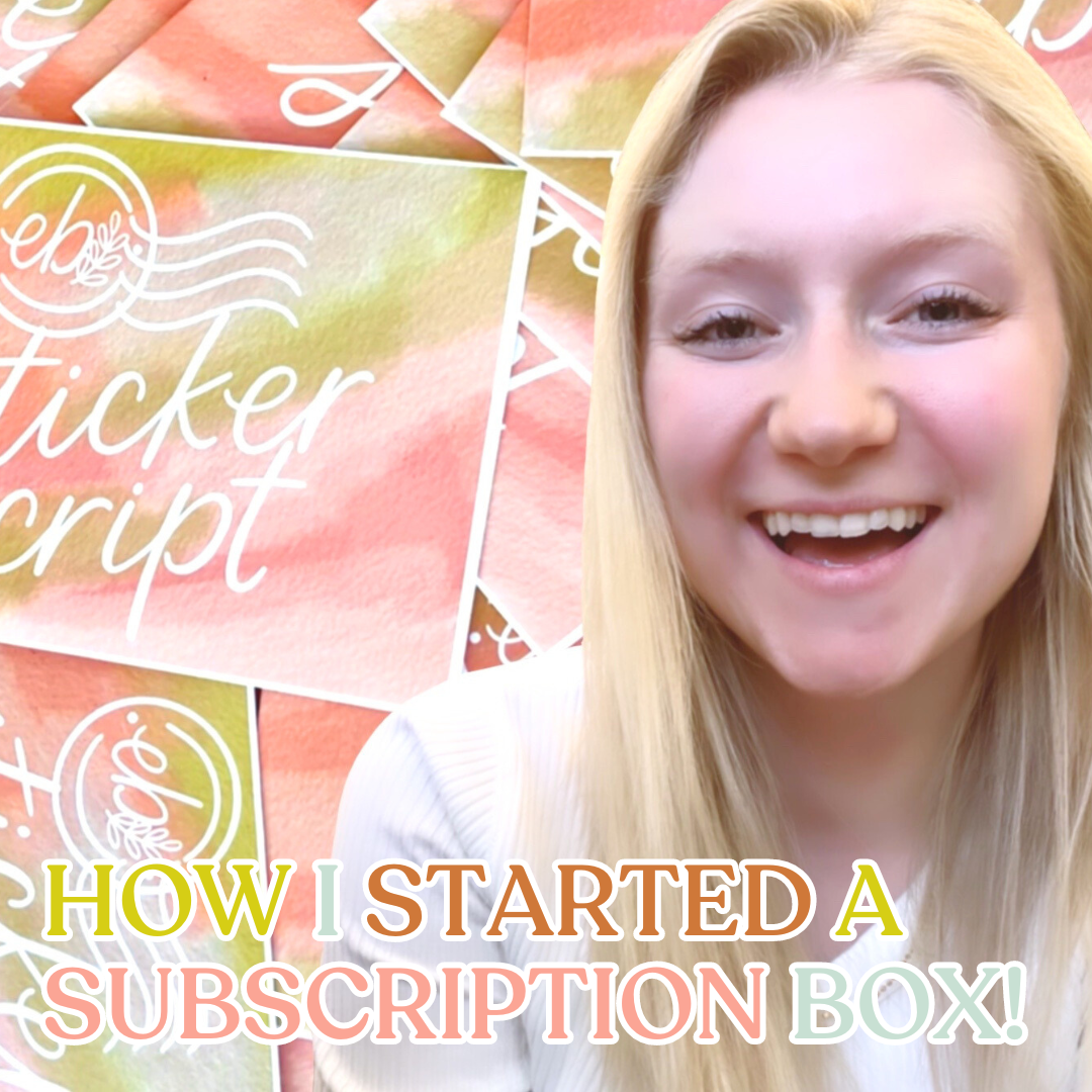 How I Started My Own Sticker Subscription Service – Elyse Breanne Design