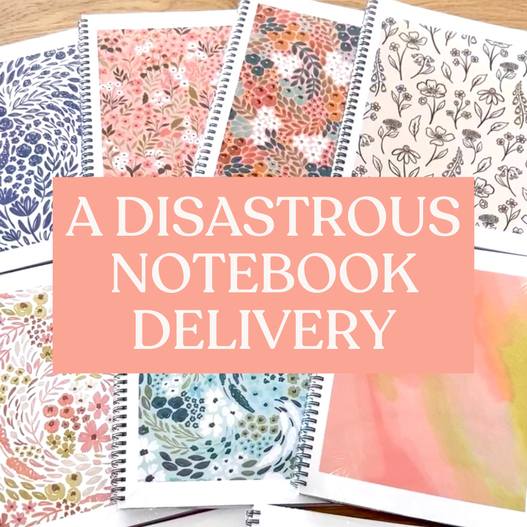 VLOG: 500 misprinted notebooks (and what it took to fix them!) – Elyse ...