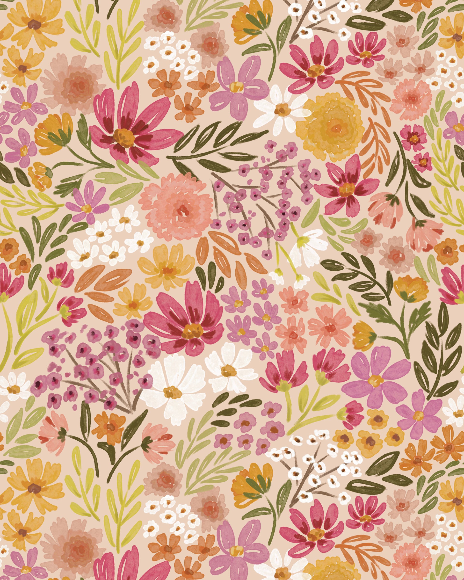 Primrose Petals Print – Elegant Floral Stationery Collection – Elyse ...