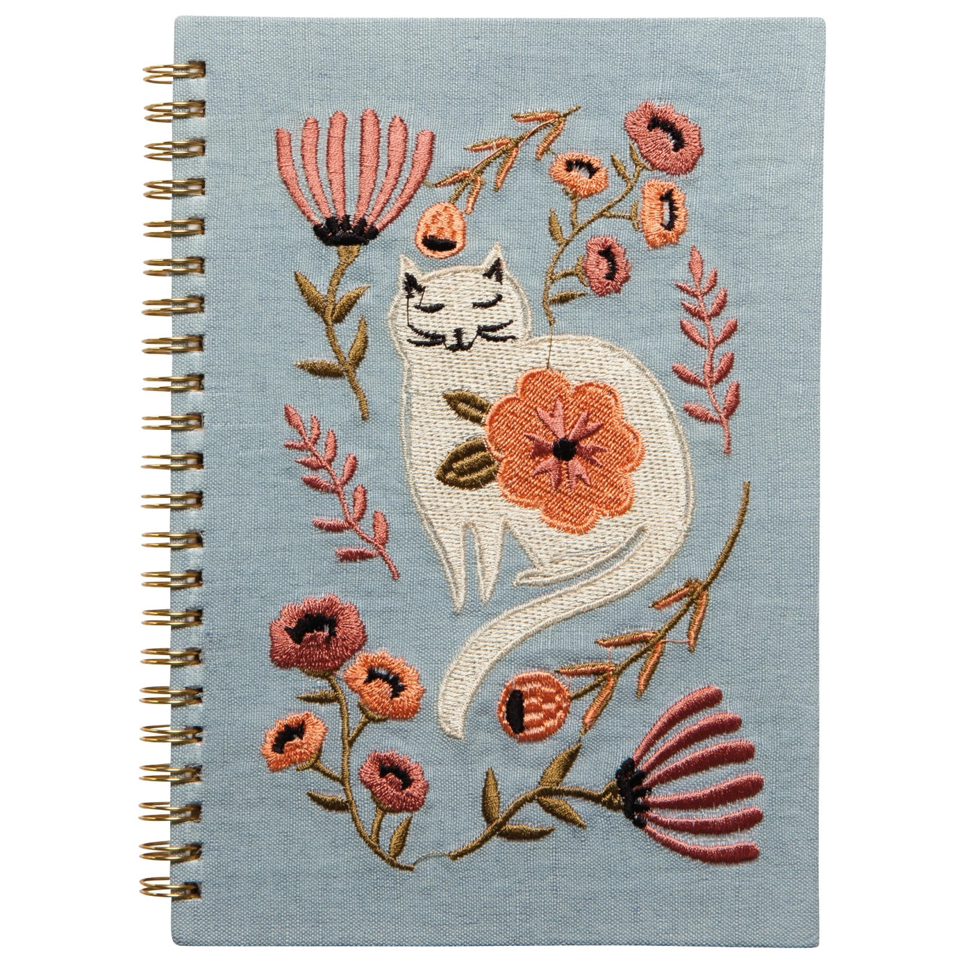 Catbloom Embroidered Notebook – Elyse Breanne Design