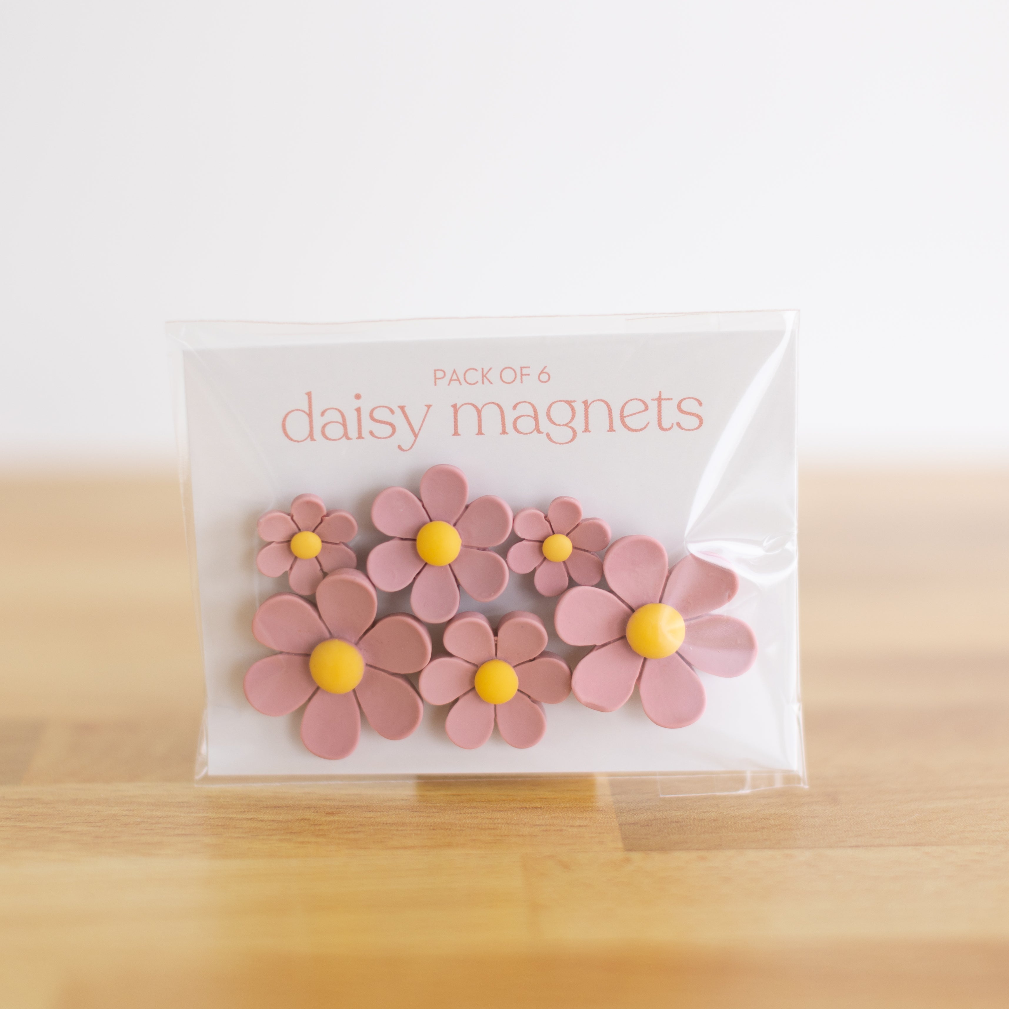 Pack of 6 Daisy Magnets – Elyse Breanne Design
