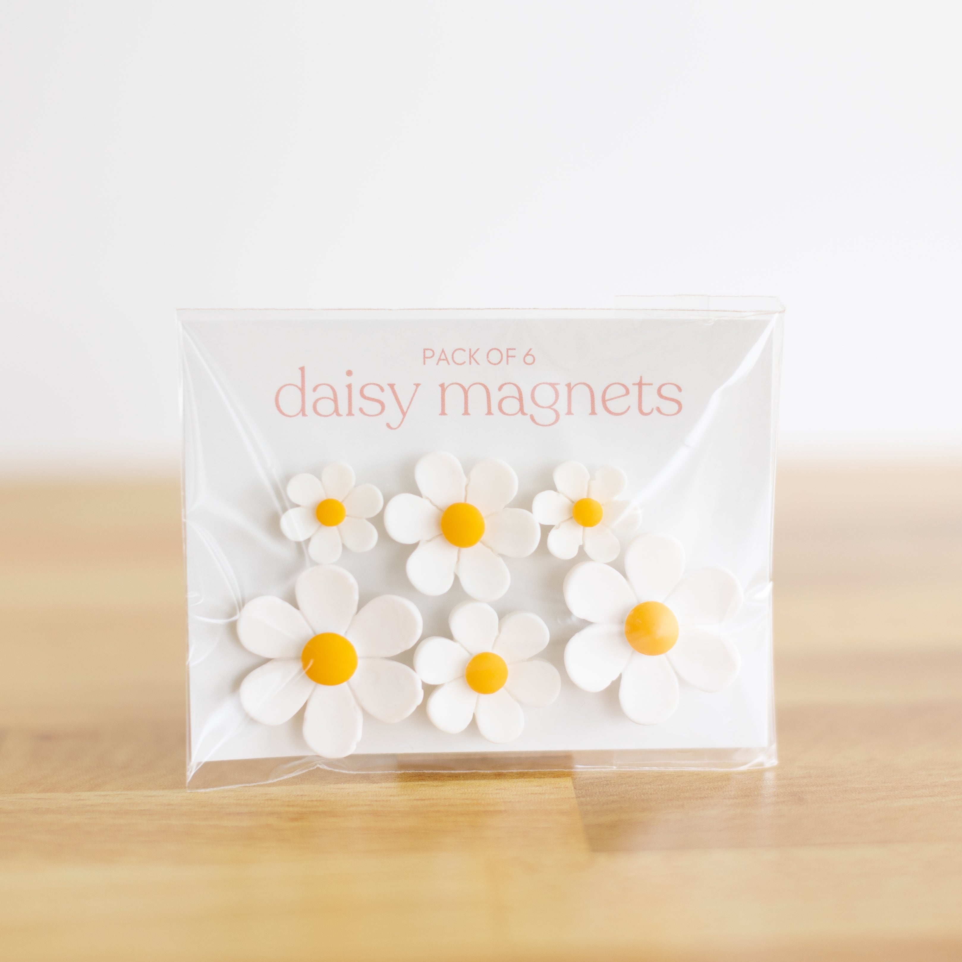Pack of 6 Daisy Magnets – Elyse Breanne Design