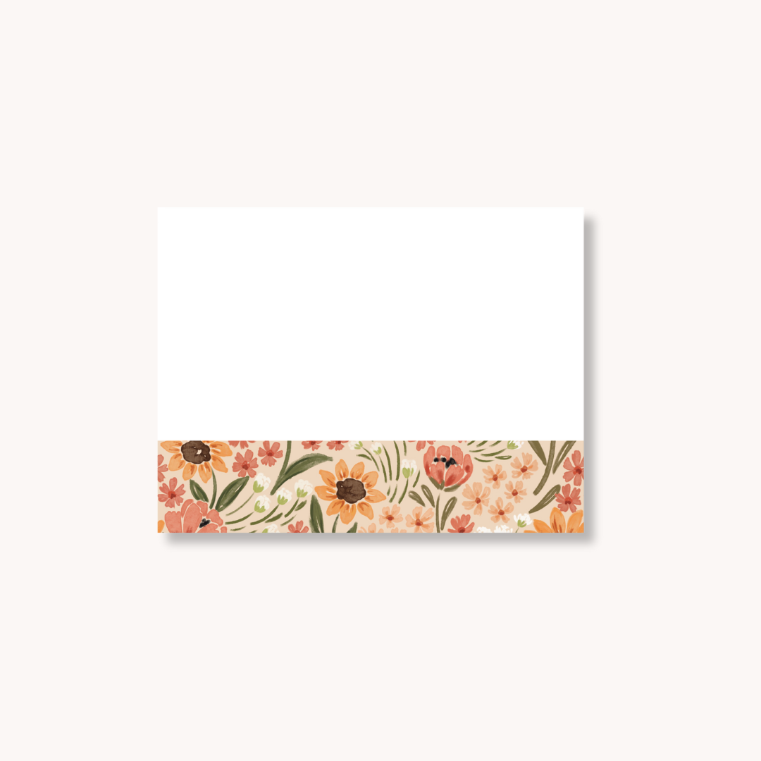 Sunny Poppies Sticky Notes, 4x3" – Elyse Breanne Design