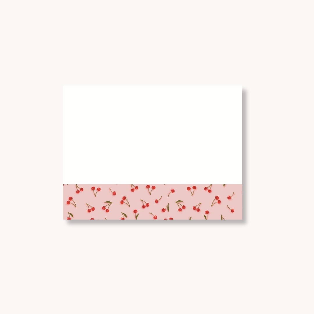 Painted Cherries Sticky Notes, 4x3" – Elyse Breanne Design