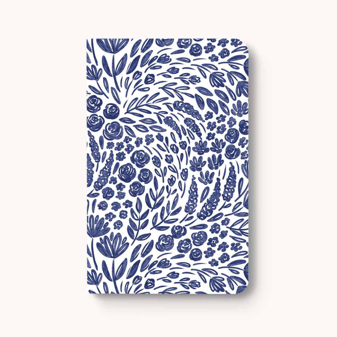 Porcelain Floral Dotted Notebook – For Creative Journaling – Elyse ...