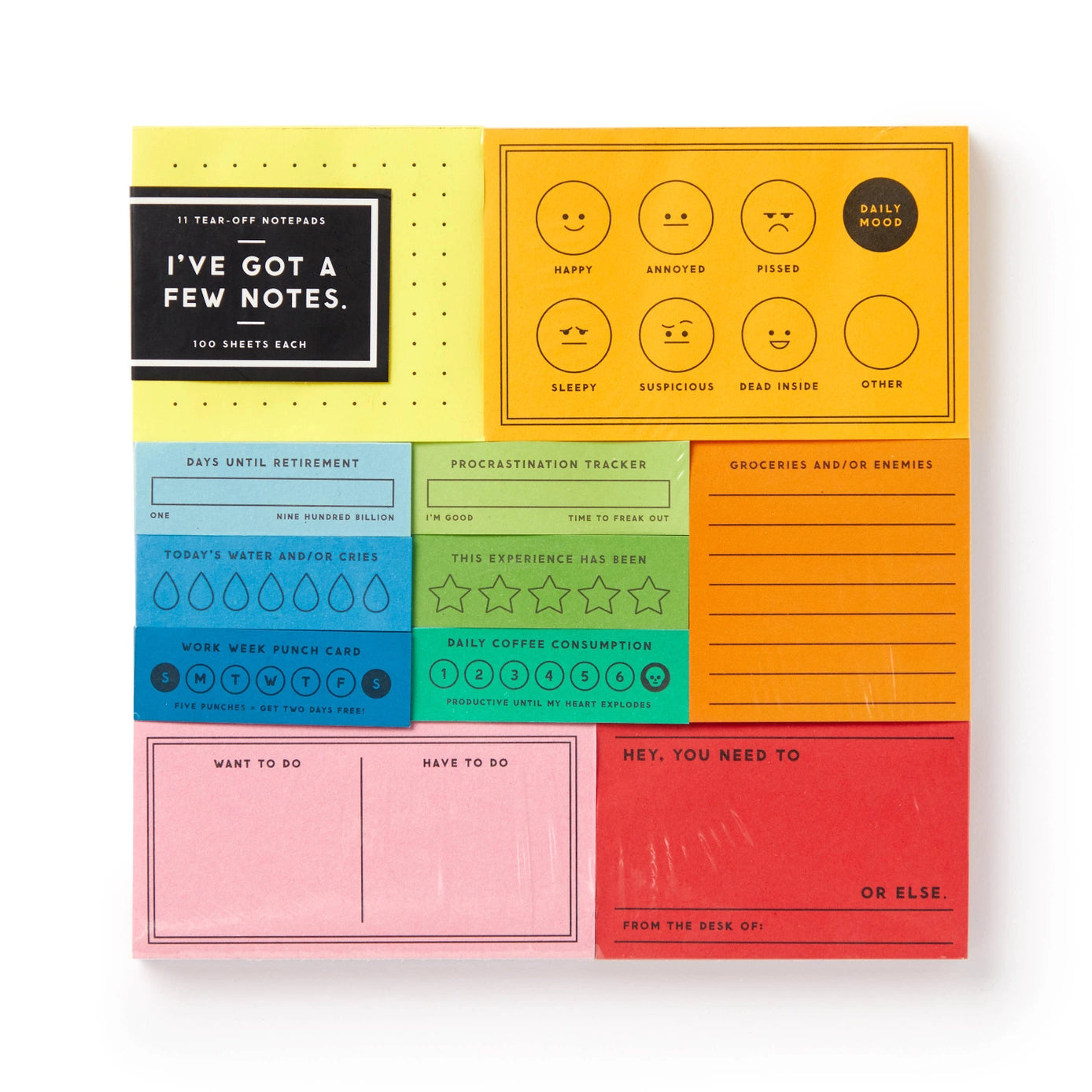 Brass Monkey I've Got A Few Notes Tear-Off Notepad Set – Elyse Breanne ...