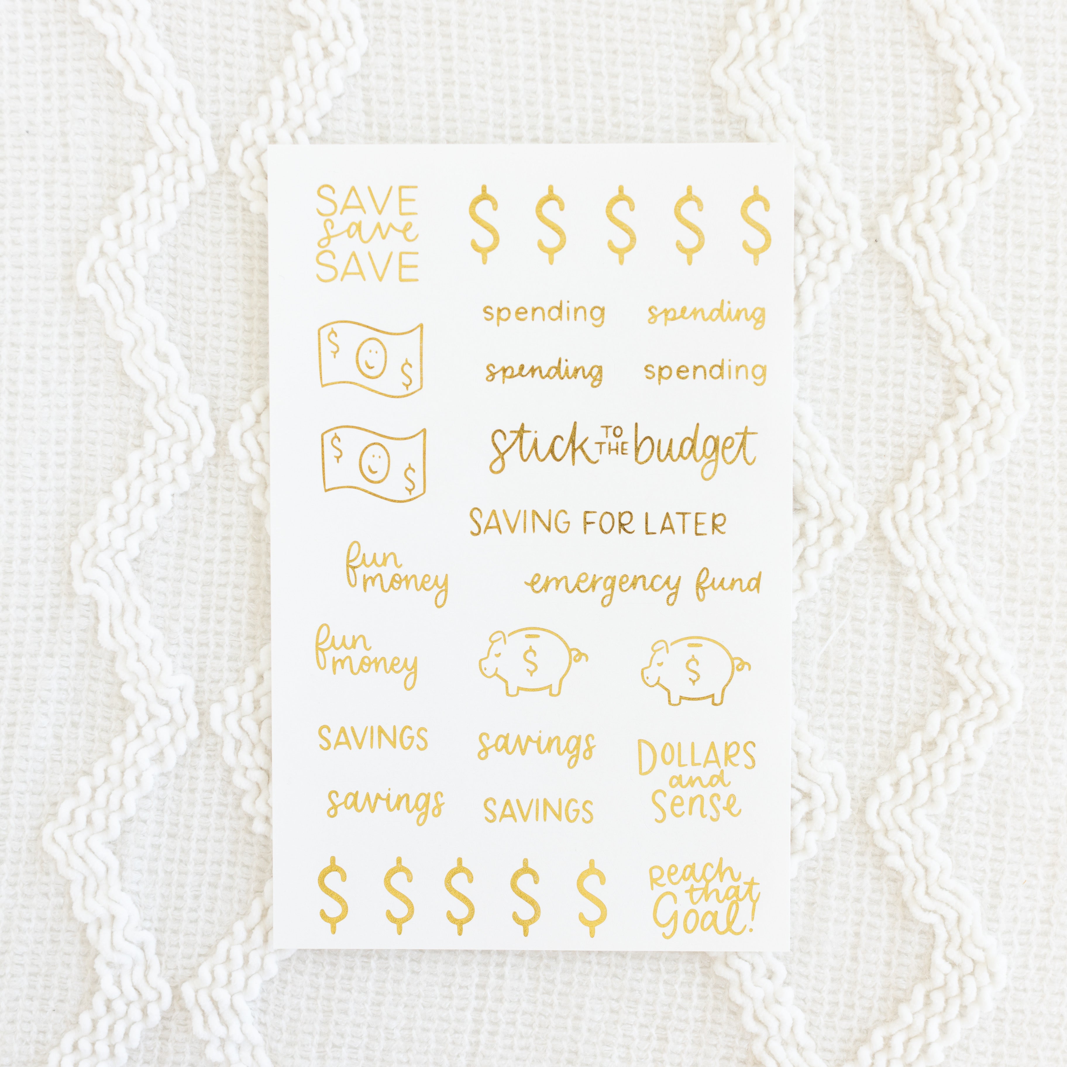 Budget Sticker Sheet – Elyse Breanne Design